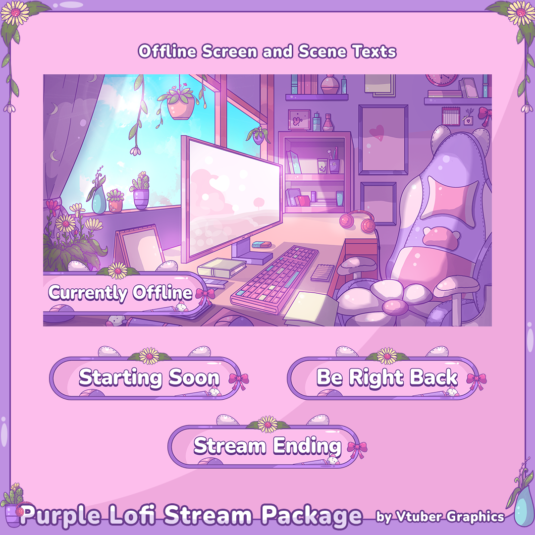 Purple Lofi Stream Package