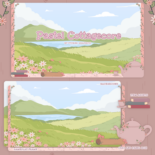 Pastel Cottagecore Overlays