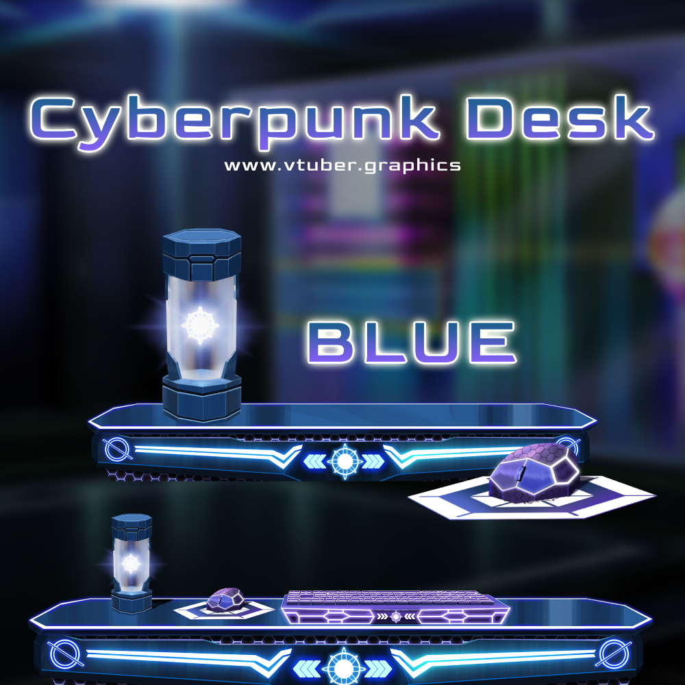 Cyberpunk Desk Asset
