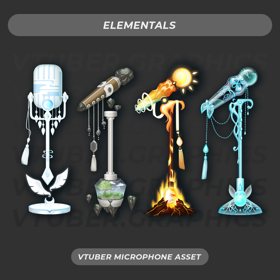 Vtuber Graphics | Premades for Virtual Youtubers and Content Creators!