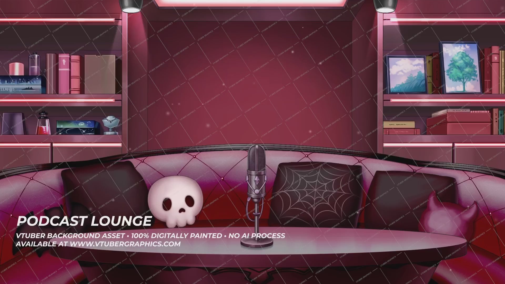 Podcast Lounge Background