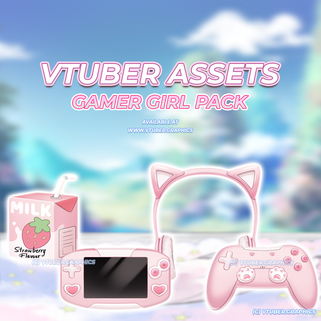 Gamer Girl Asset Pack